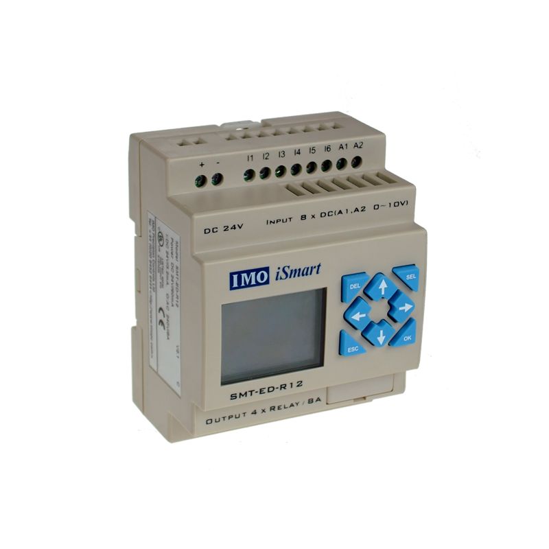 Automate SMT-ED-R12 - 6 TOR in - 2 Ana in - 4 sorties relais 8A - IMO